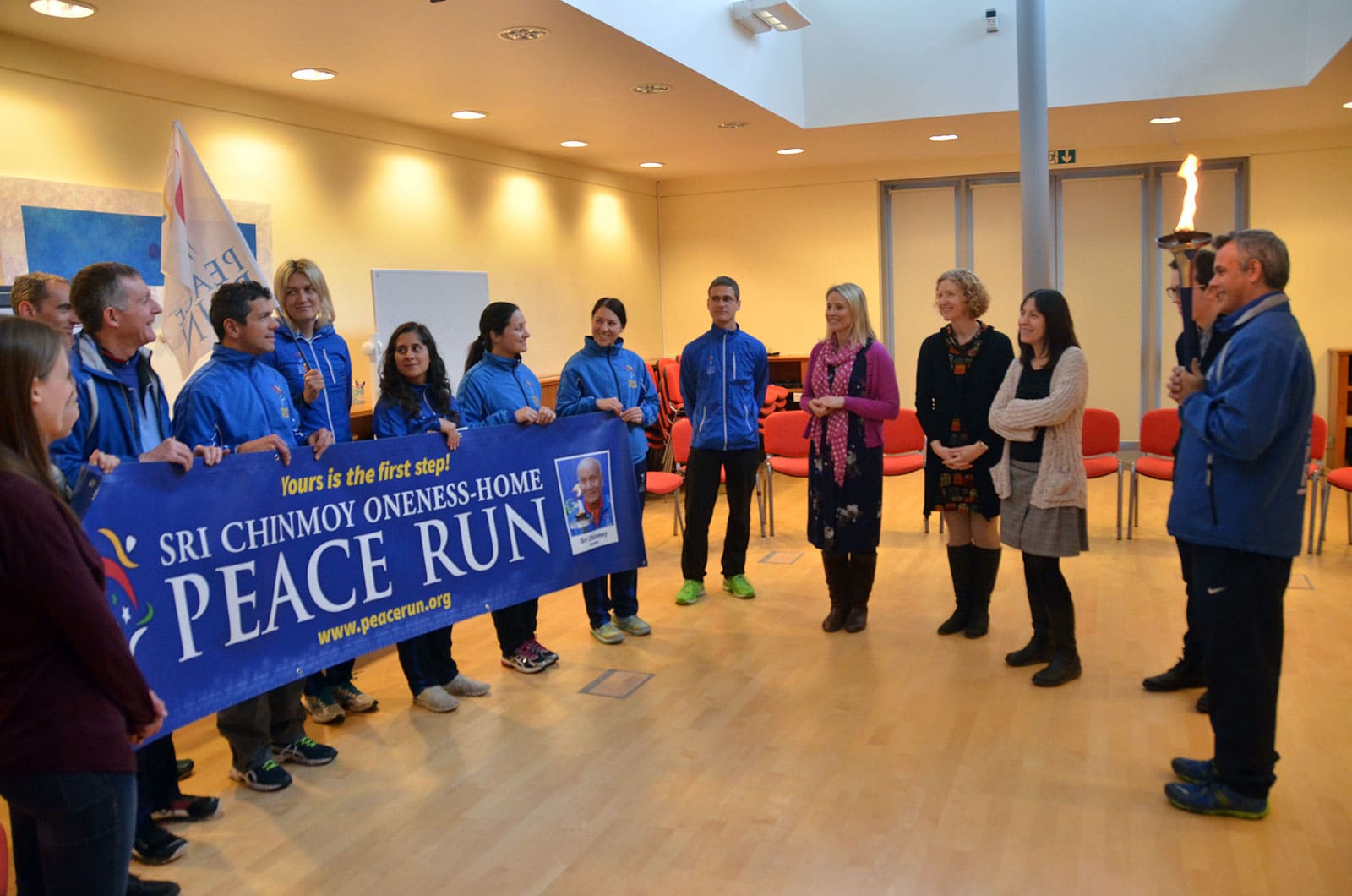 Peace Run meeting with Oxford Mindfulness – Tejvan